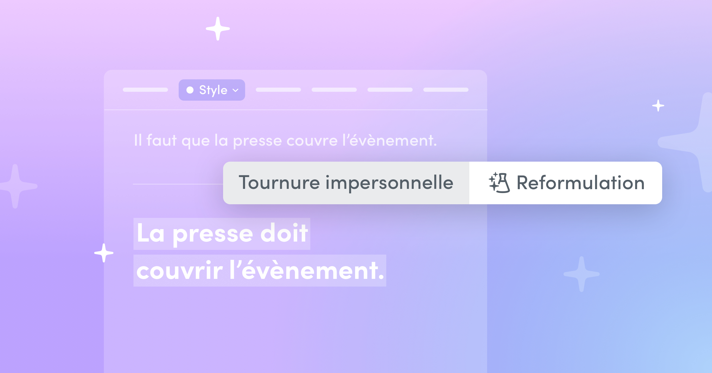 Antidote offre trois nouveaux types de reformulation